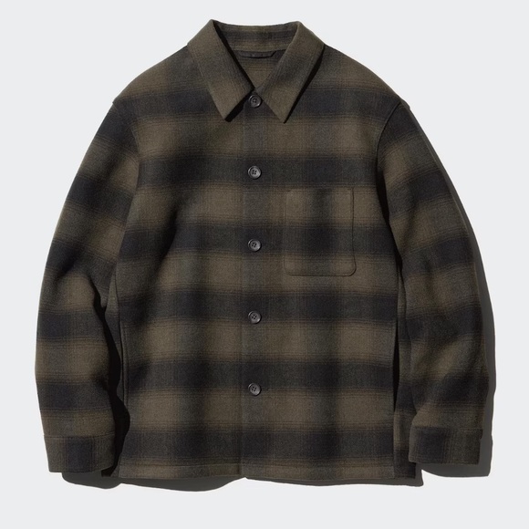 Uniqlo | Jackets & Coats | Uniqlo Doublefaced Shirt Jacket Shacket ...